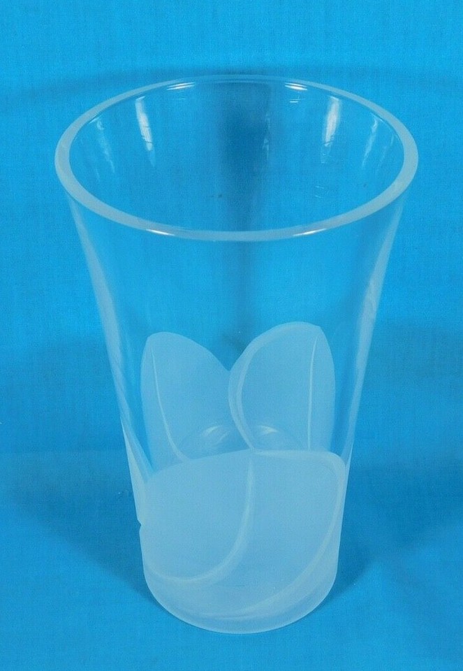 CRISTAL J. G. DURAND FLORENCE SATINE CLEAR & FROSTED CRYSTAL VASE USSE ...