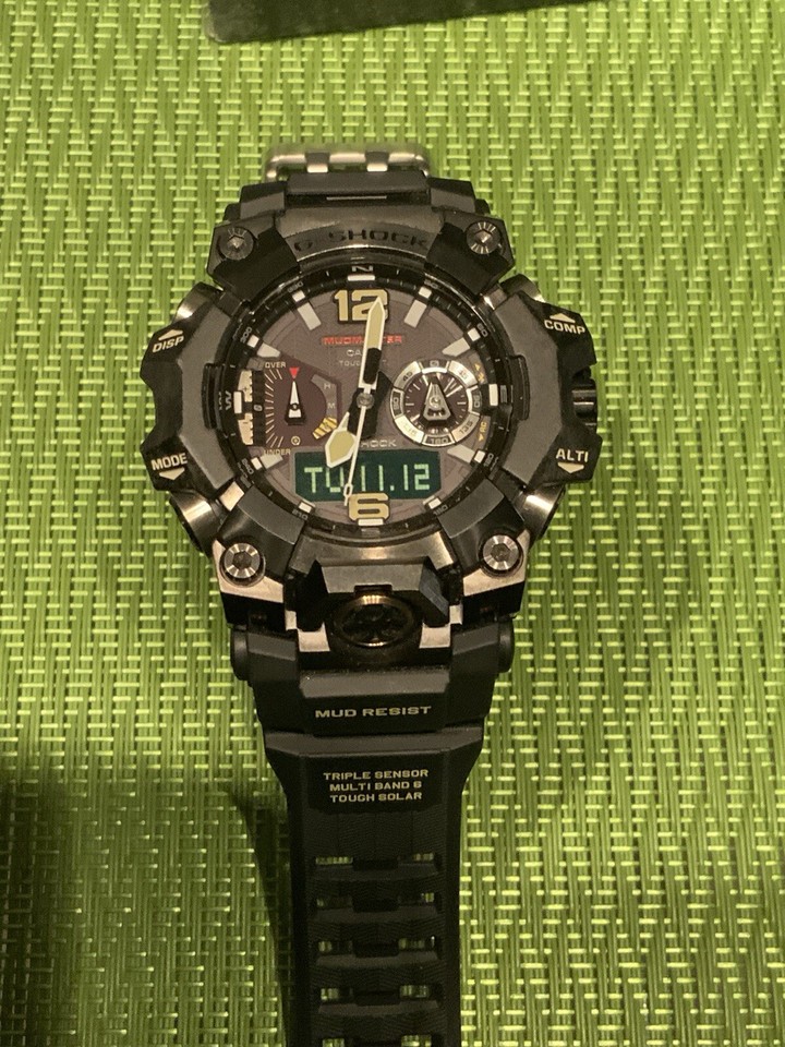 Casio G-Shock Mudmaster Bluetooth Solar Black Men's Watch (GWG-B1000-1A ...