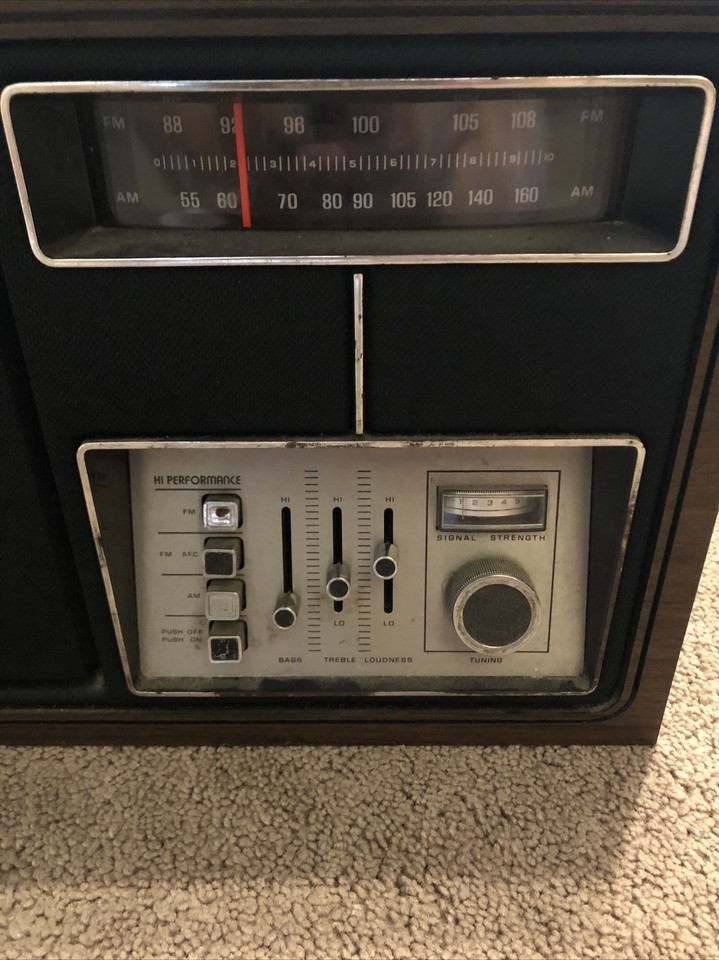 1960's VINTAGE ZENITH Tabletop RADIO Model J430W TESTED & WORKING | eBay