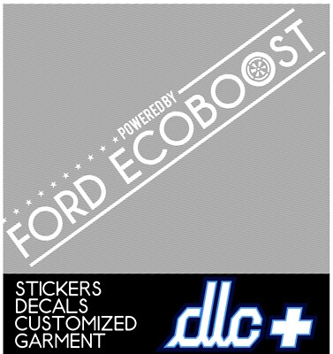 36" ECOBooST Ford Windshield Banner Vinyl Decal ECOBOOST Focus Mustang ...