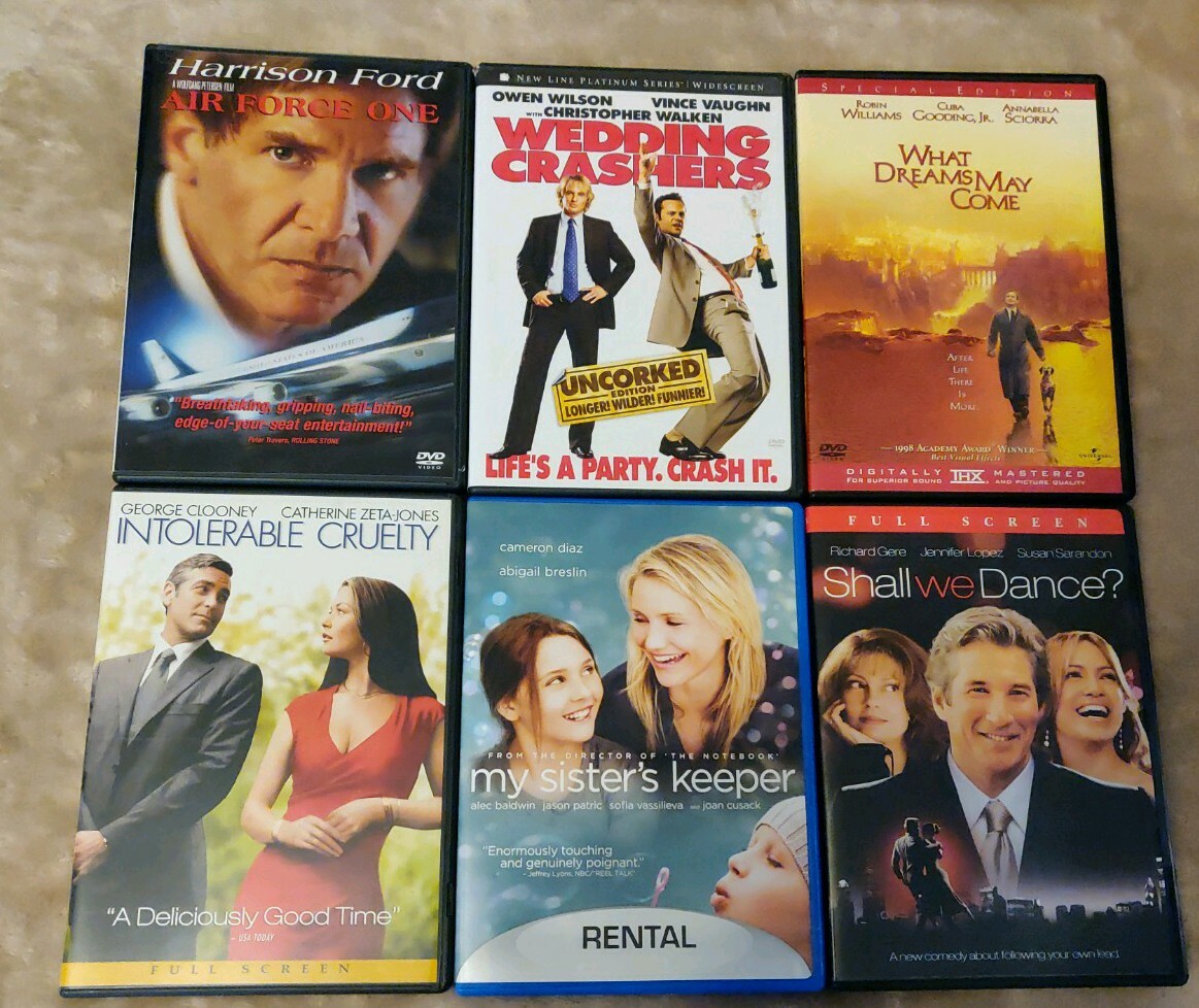 Lot of 18 DVDs (Warner Bros./Columbia Pictures/Universal, etc) | eBay