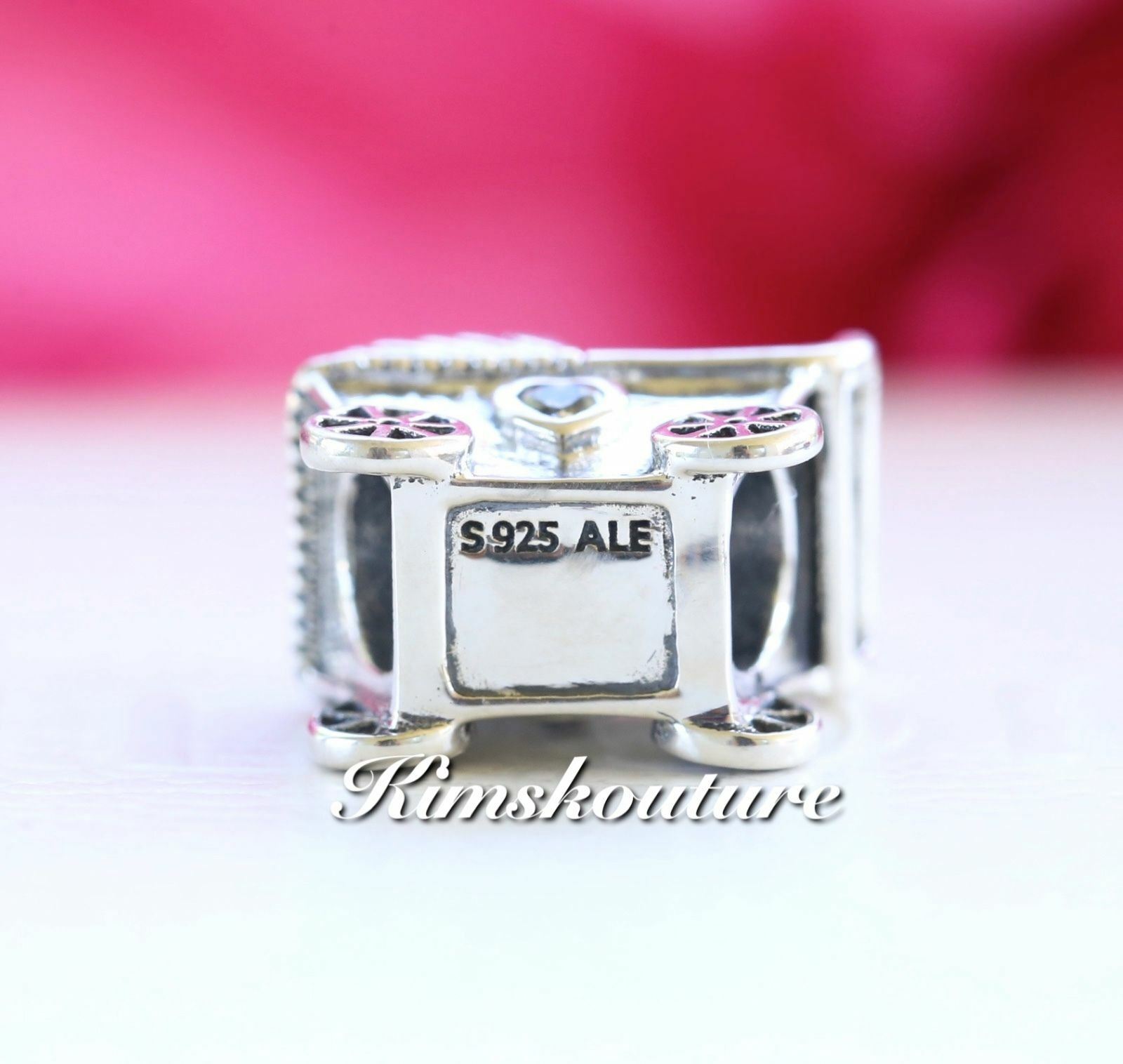 Authentic Sterling Silver Baby's Pram Clear CZ Charm 792102CZ | eBay