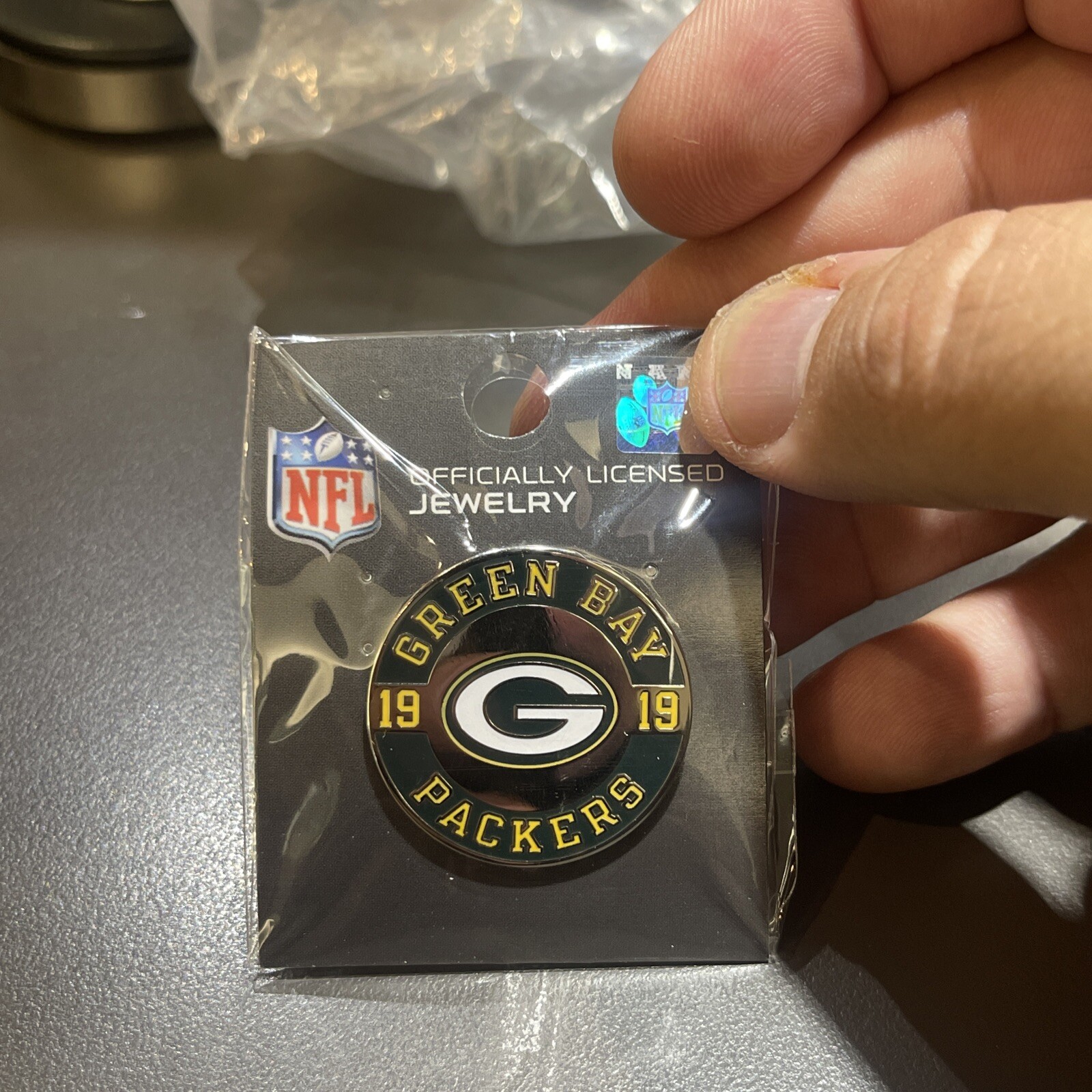 Green Bay Packers EST. Year Logo Pin NFL | eBay