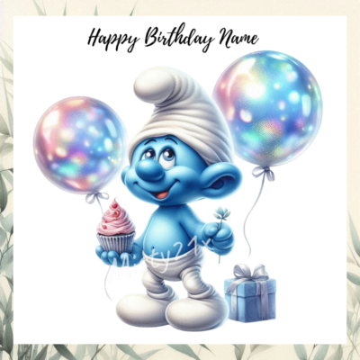 Happy Birthday Smurfette Smurfette Birthday Cake | Jennifer | Flickr