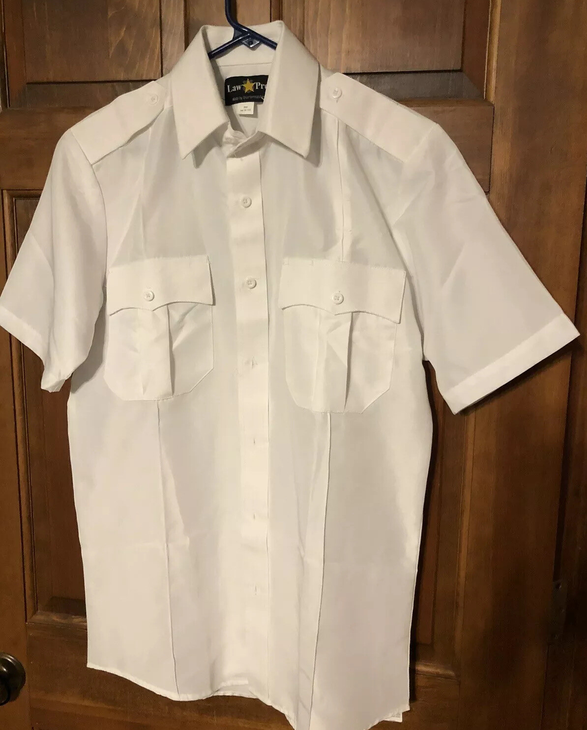 Law Pro Quartermaster White Men’s Uniform SS Shirt Small 14 - 14-1/2 ...
