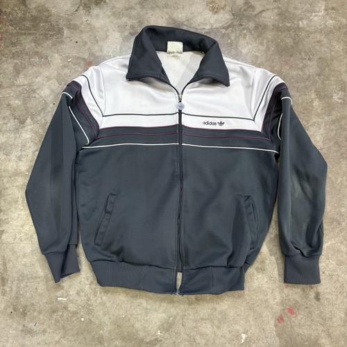 Vintage Early 90s adidas Track Jacket Men's Medium Trefoil Full Zip ...