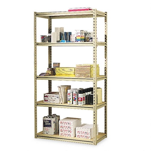 Tennsco Stur-d-stor Shelving Unit Five Shelves 36w X 18d X 72h Sand for ...
