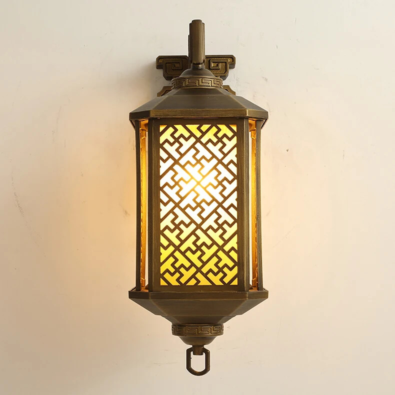 Outdoor Waterproof Aisle Wall Lamp Corridor Garden Courtyard Balcony ...