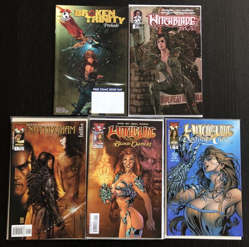 Witchblade 5 Lot Annual 2B Blood Oath #1 Nottingham #1 Broken Trinity Prelude NM | eBay