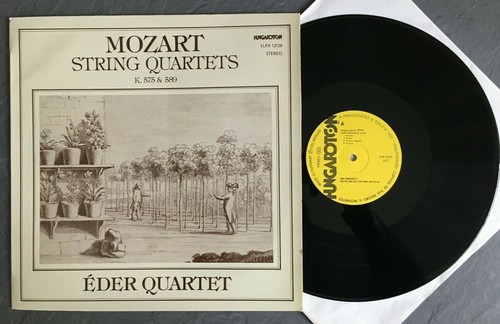 V428 Mozart String Quartets Eder Quartet Toth Hungaroton SLPX 12128 ...