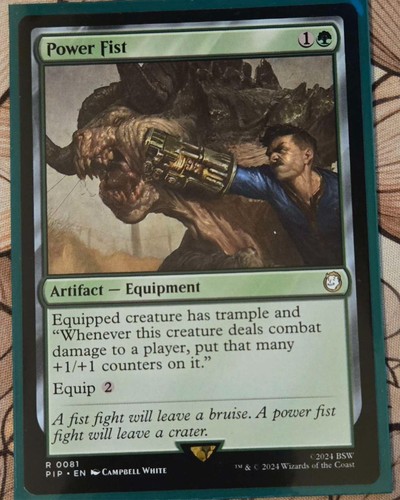 MTG Power Fist - Fallout Commander #081 NM | eBay