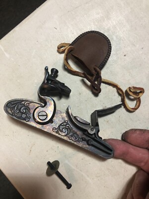 Thompson Center Hawken Flintlock Lock Rifle TC Muzzleloader Black ...