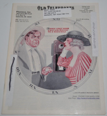 Phoneco Inc Galesville Wisconsin Old Telephones Catalog / Price Guide ...