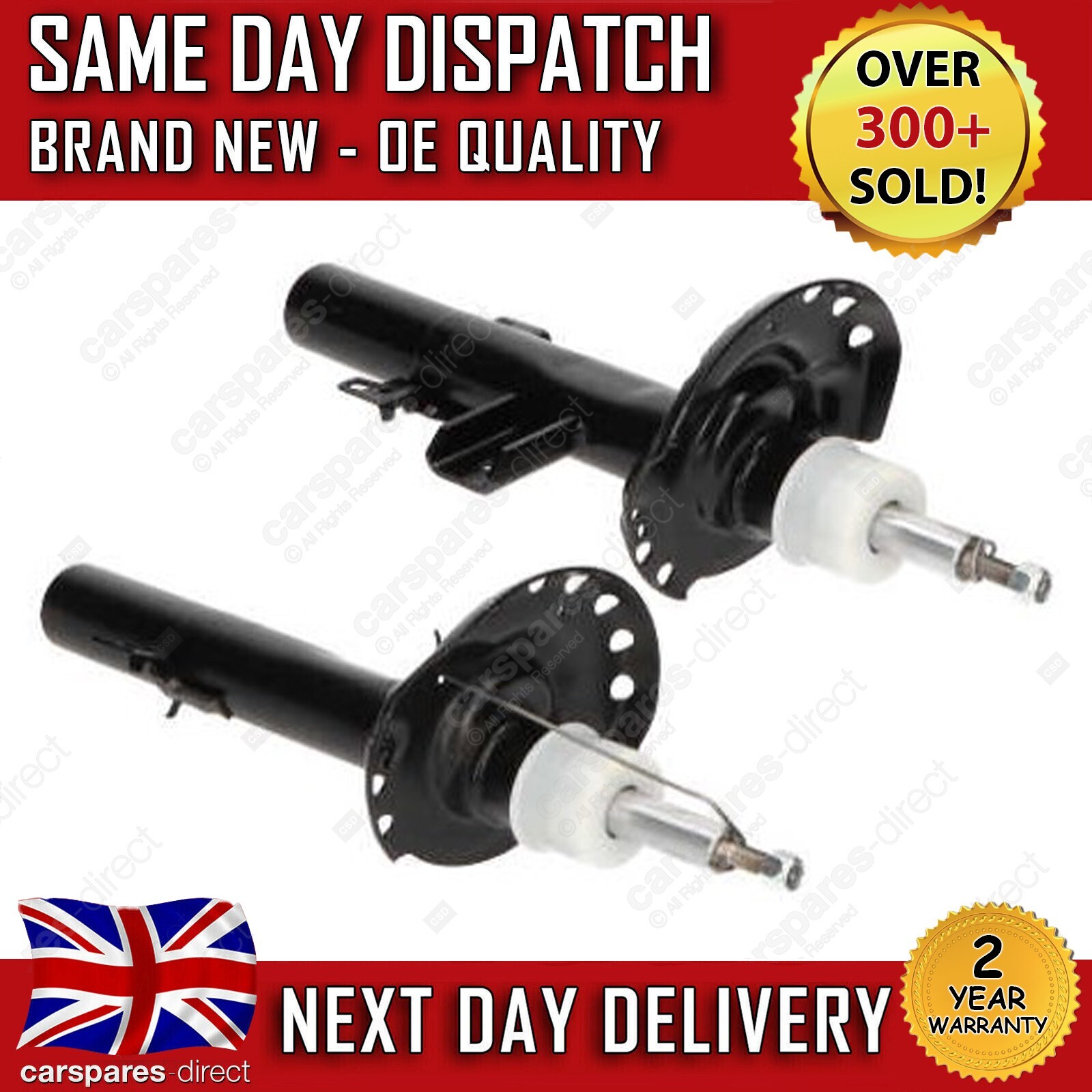 LAND ROVER FREELANDER 2 (L359) REAR SUSPENSION SHOCK ABSORBERS KIT PAIR ...