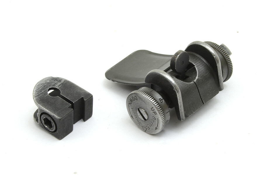 M1 Garand Rear Sight, Early Lock Bar Pattern, & Front Sight Base with ...