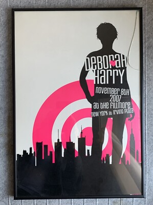 Deborah / Debbie Harry Poster : Blondie : Fillmore, NYC, 2007 | eBay
