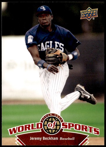 Jeremy Beckham 2010 Upper Deck World of Sports #145 Georgia Southern ...