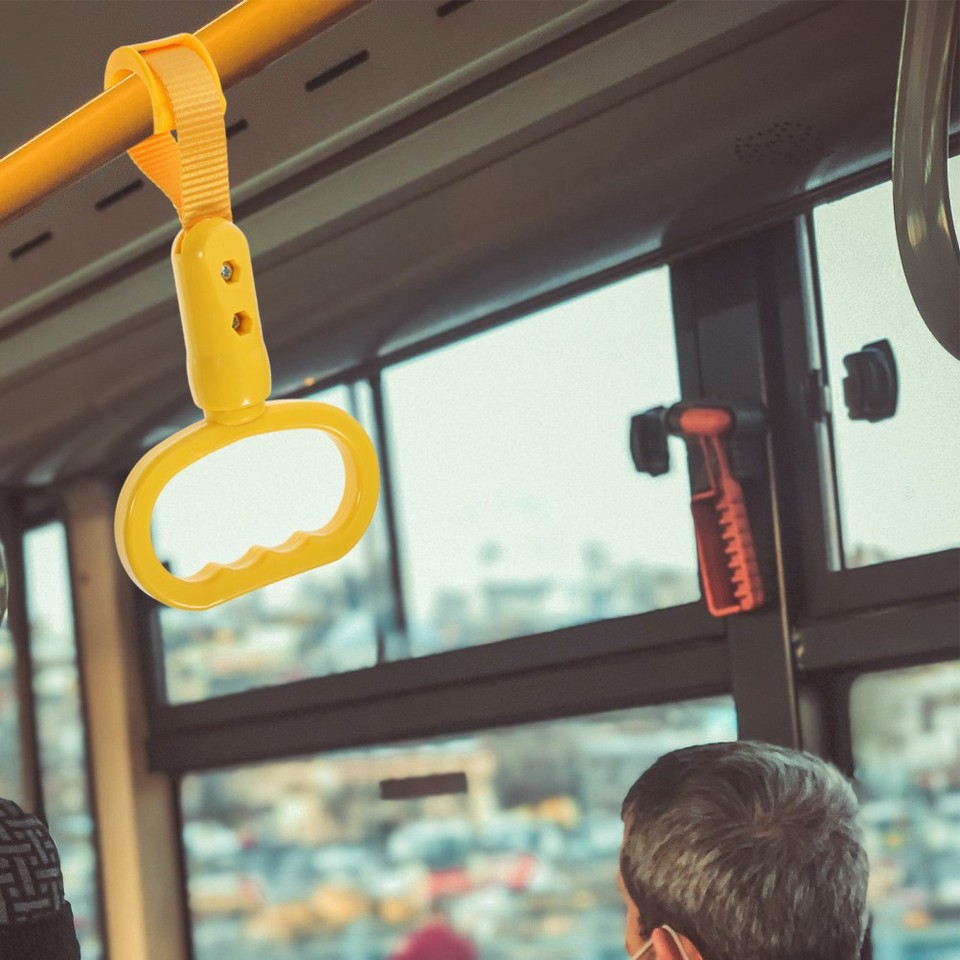 2 Pcs Car Exterior Decoration Accessory Bus Handle for Subway Nylon ...