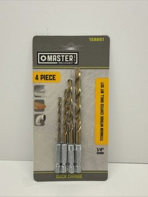 Master Mechanic 158861 Quick Change Titanium Bit Set | eBay