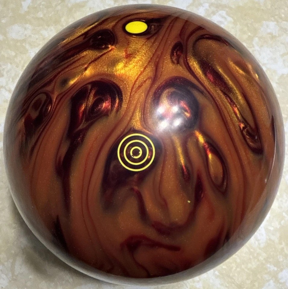 14lb Ebonite Fireball Red/Gold Bowling Ball NIB! | eBay