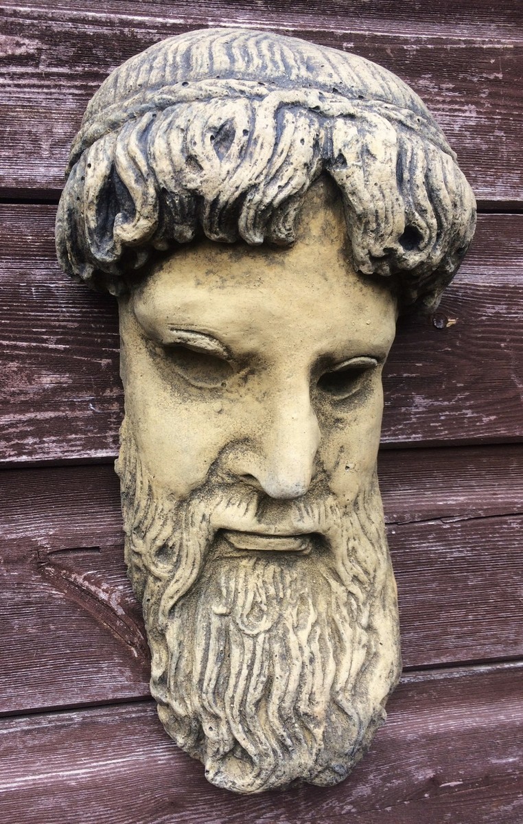 Zeus Greek God Statue Face