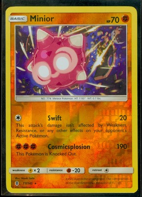 Pokemon MINIOR 77/145 - Guardians Rising RARE Rev Holo - MINT | eBay