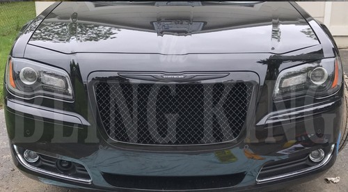 Fits 2011-2014 Chrysler 300 Black Mesh Bentley Grille Bently Grill | eBay