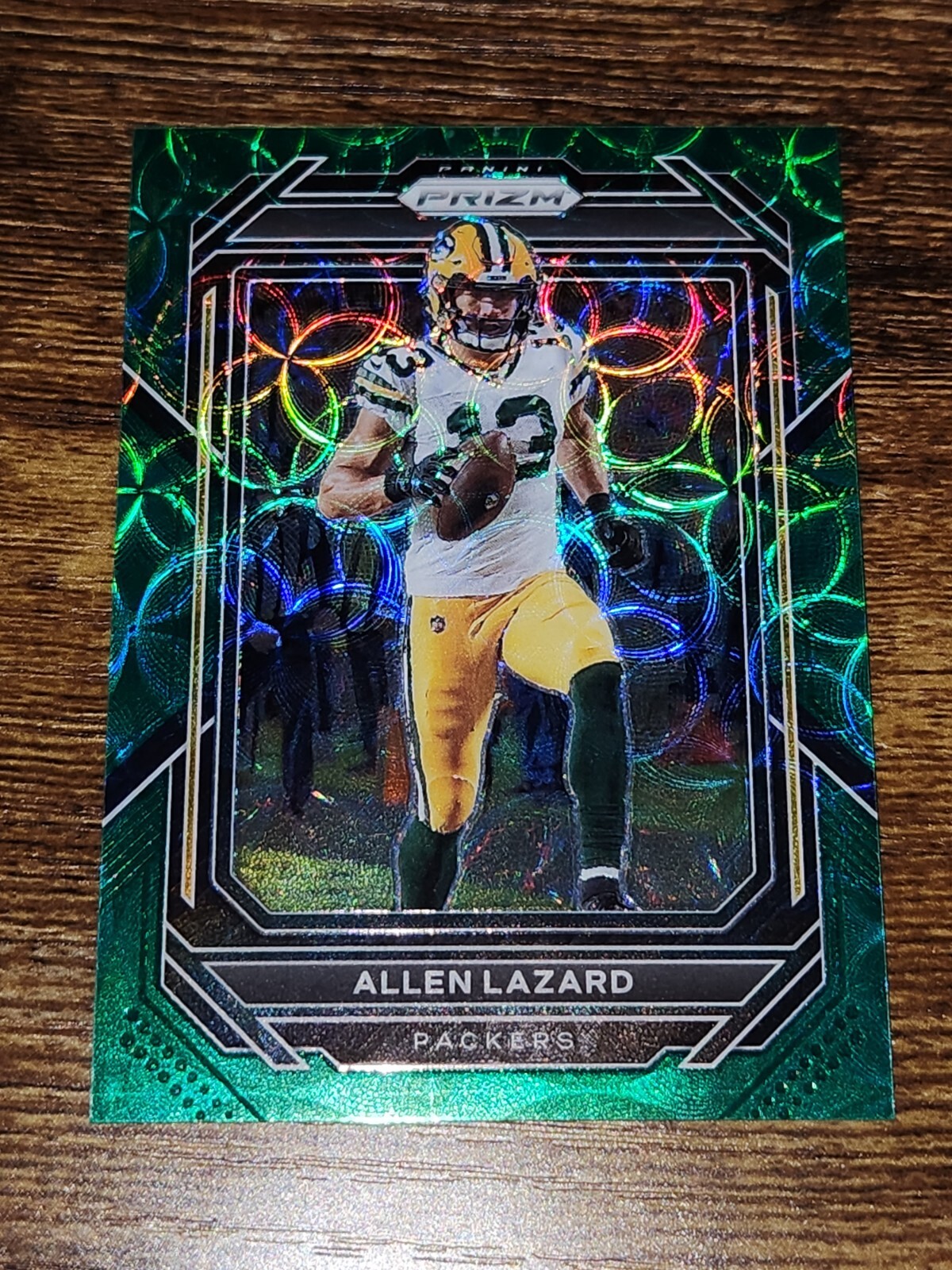 ALLEN LAZARD 2022 PRIZM GREEN SCOPE 34/75 PACKERS!!! | eBay