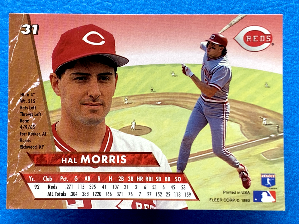 1993 Fleer Ultra Hal Morris #31 | eBay
