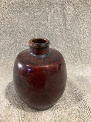 Vintage Pottery Ink Bottle, 9cm | eBay Australia