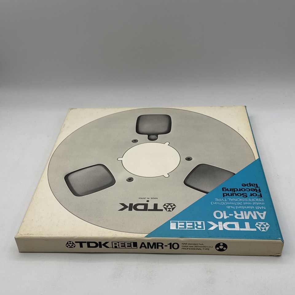 TDK Reel to Reel AMR-10 Metal 10" BLANK Sound Recording Tape PRO Type ...