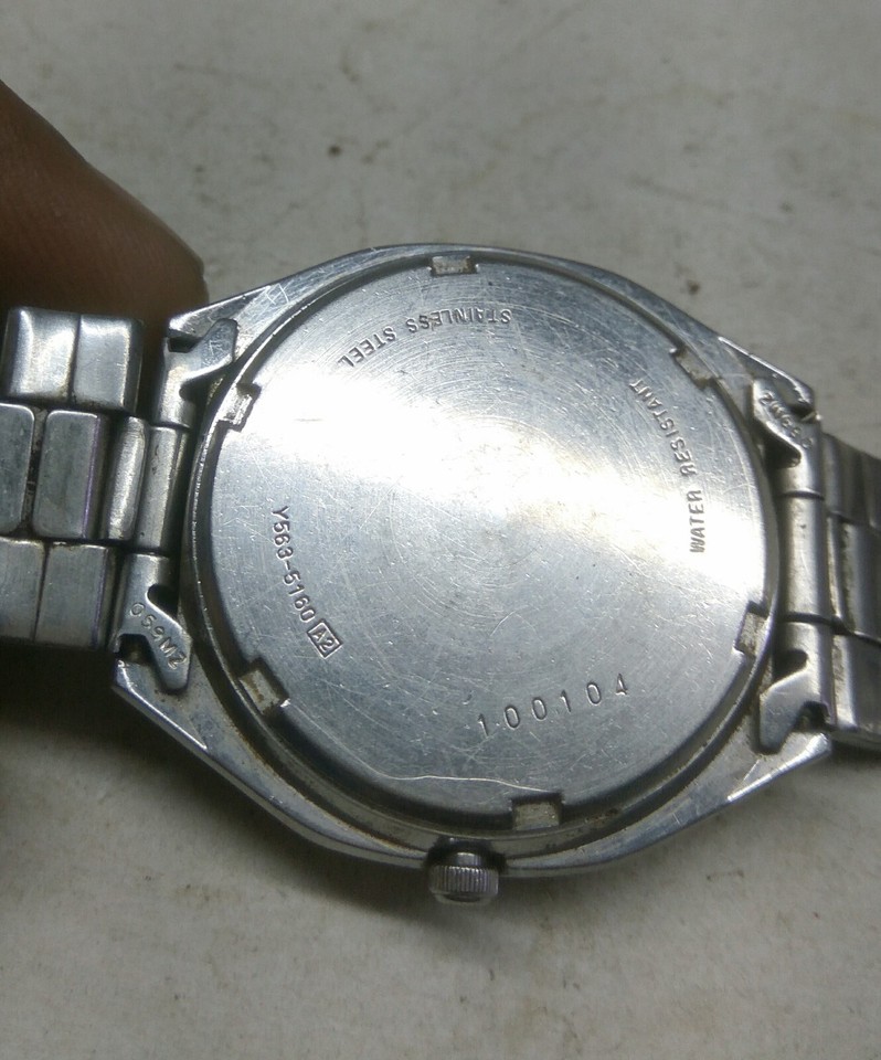 USED ALBA Y563-5160 QUARTZ MEN'S WATCH FOR PARTS & REPAIR USED FOR ...