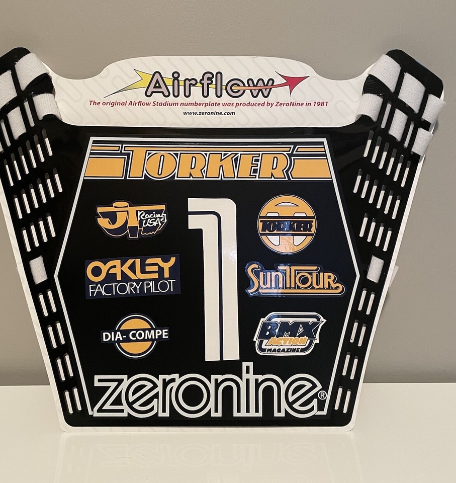 Authentic ZERONINE STADIUM BMX Number plate - TORKER BMX | eBay