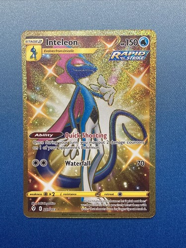 Pokémon TCG Inteleon Evolving Skies 227/203 Holo Secret Rare | eBay
