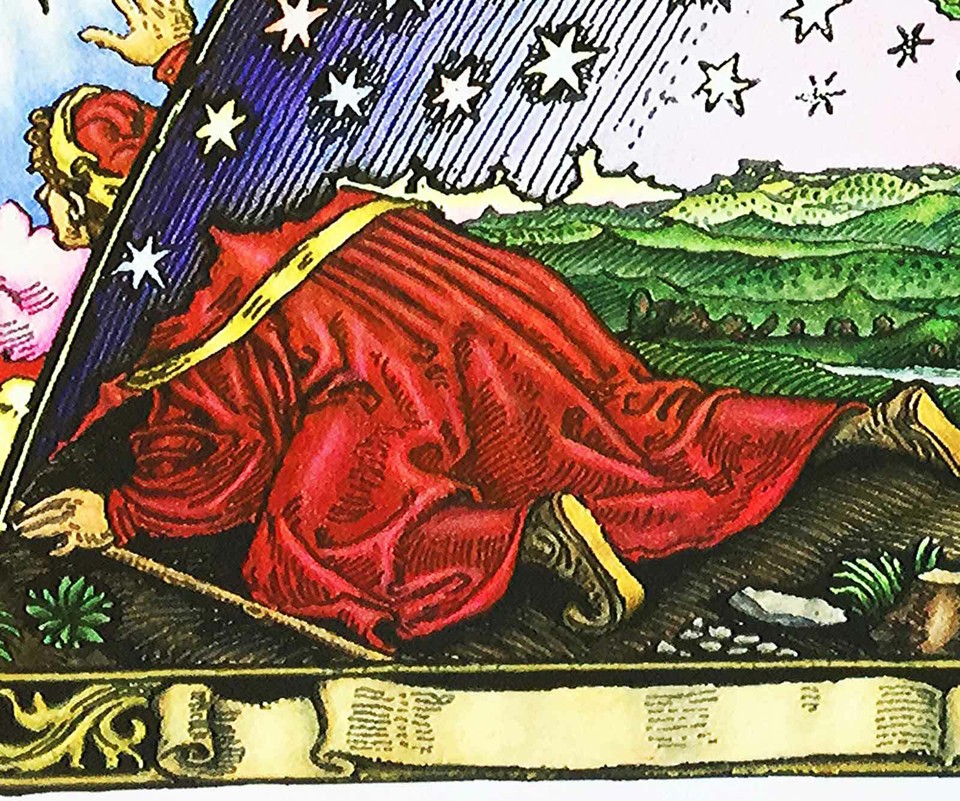 The Flammarion Engraving 1888 Firmament Dome Flat Earth Wall Art Poster ...
