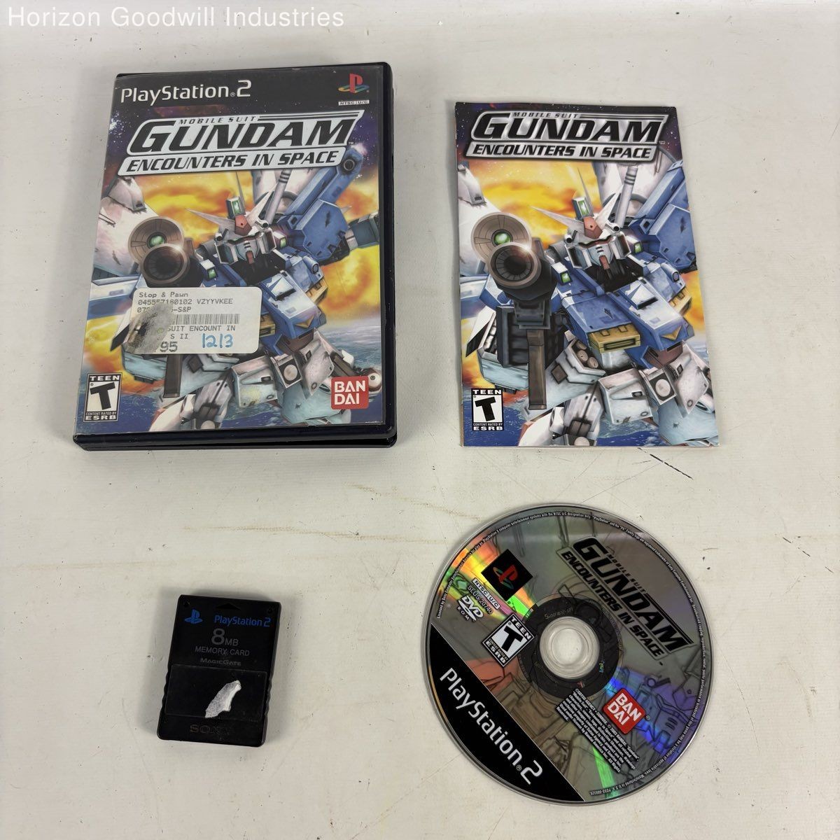 Mobile Suit Gundam: Encounters In Space PlayStation 2 PS2 Game (Tested ...