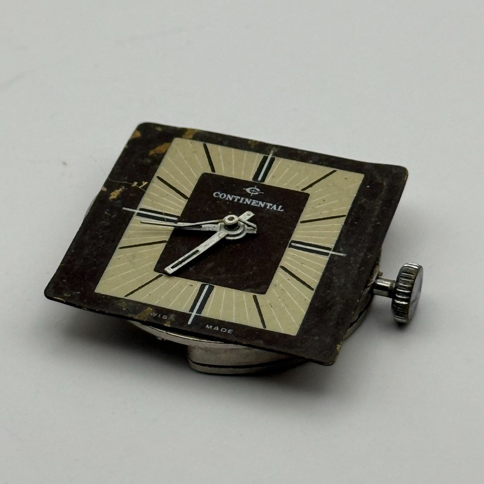 EB 8800 Watch Movement Continental 1 Jewel Manual Wind Vintage Parts 26 ...