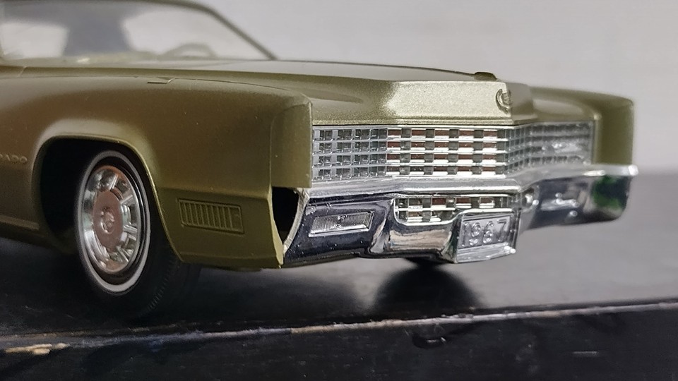 1967 CADILLAC ELDORADO Metallic Baroque Gold PROMO MODEL CAR, 1/25 ...