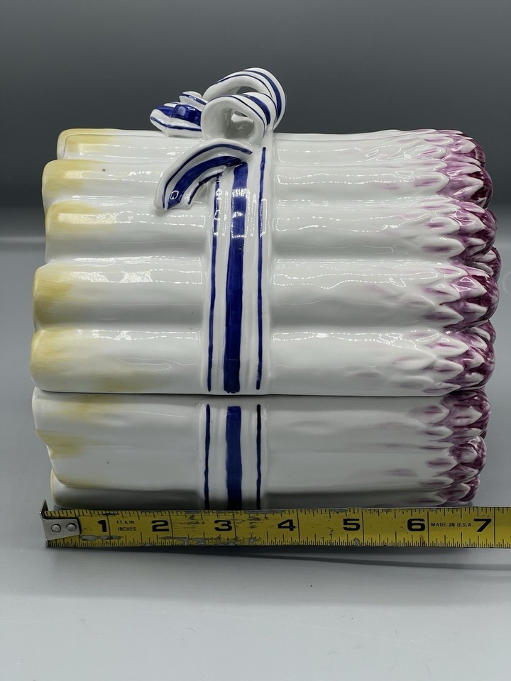 Chelsea House Ceramic Asparagus Lidded Dish, Ornamental Tureen 7” | eBay