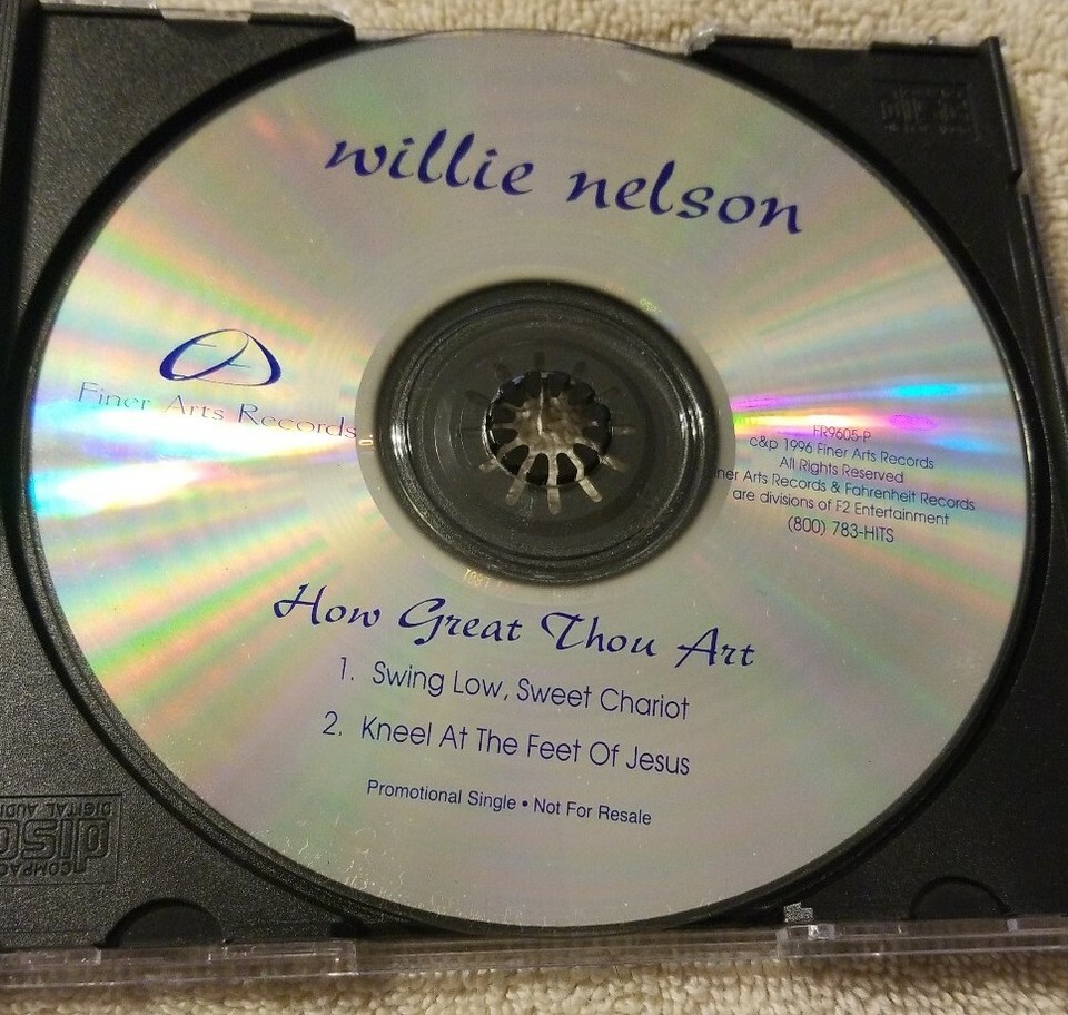 How Great Thou Art by Willie Nelson single CD Promo C14 781619960526| eBay