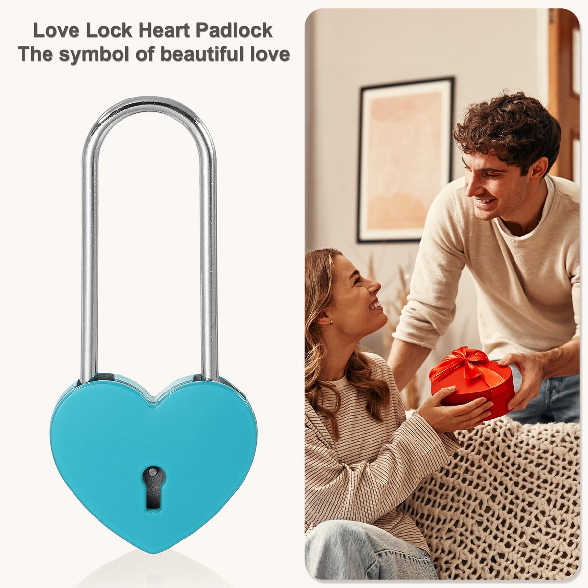Love Lock Frame Unity Wedding Lock Ceremony Set, Personalized Love