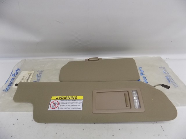 1997-1999 Ford F150 Driver Passenger Sun Visor Set Cloth OEM Gray for ...