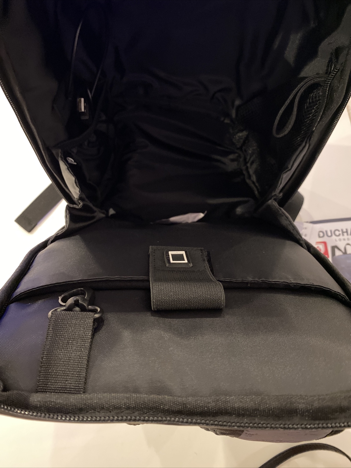 DUCHAMP LONDON Anti-Theft Padded Adjustable Laptop Backpack Grey 16636 ...