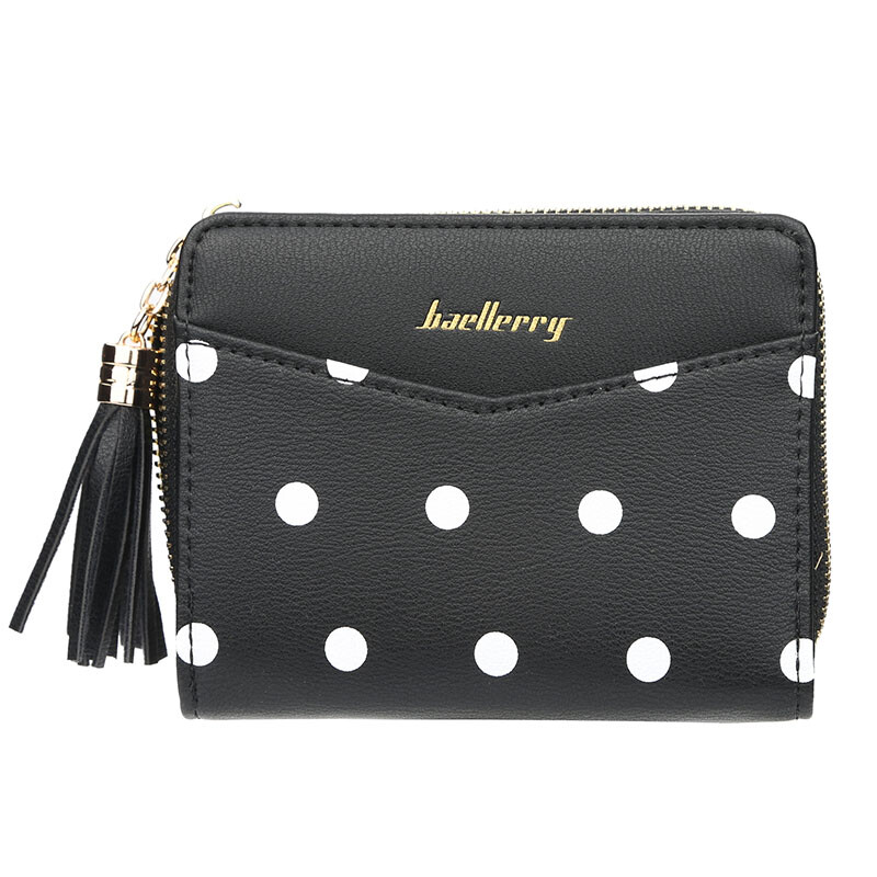 Womens Small Compact Bifold Leather Wallet Ladies Mini Purse Multi Card ...