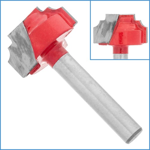 21mm x 12mm Plunge Roman Ogee Router Bit 6mm Shank Carbide Open End ...