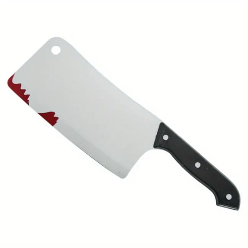NEW 1pcs, Halloween Horror Plastic Props, Simulation Sharp Blood Meat ...