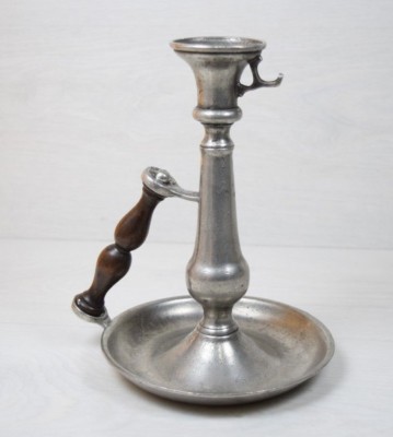 Antique Collectible German Stamped Metal Castle Hand Held Candle Holder ...