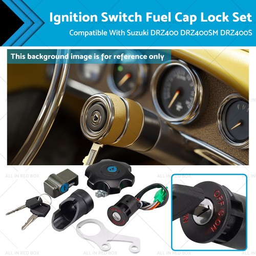 Ignition Key Switch Fuel Lock Set Suitable for Suzuki DRZ400 DRZ400SM ...