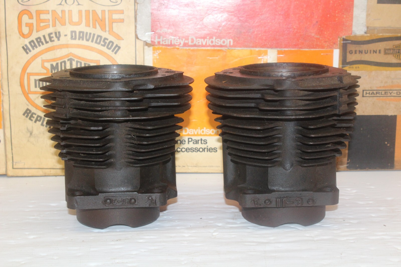 Harley-Davidson Panhead 74" Motor Front Rear +.030" Cylinders Barrels ...