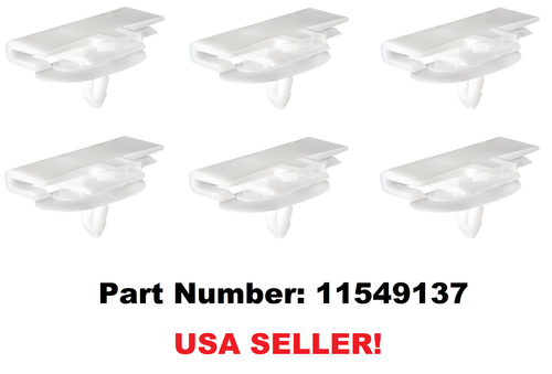 SET OF 6 ROCKER PANEL MOLDING CLIPS! FOR CHEVROLET EQUINOX GMC TERRAIN ...